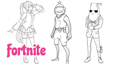 Budge 01 Coloring Page - Free Printable Fortnite PDF Coloring Sheets ...
