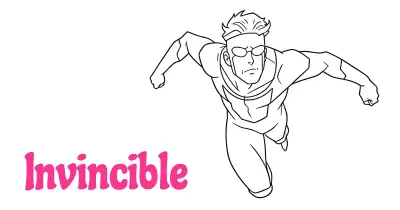 The Immortal Coloring Page - Free Printable Invincible PDF Coloring ...