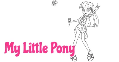 Twilight Sparkle 16 Coloring Page - Free Printable My Little Pony ...